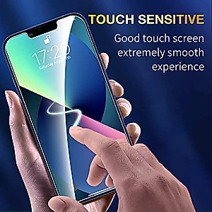 EGV [3+3] 3 Pack Screen Protector Compatible for iPhone 13 6.1-inch [Premium Tempered Glass] with 3 Pack Camera Lens Protector, Bubble Free [Easy Installation Tray] Case Friendly [2.5D Edge]