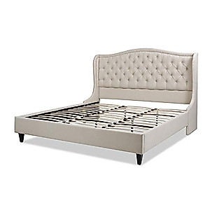 Jennifer Taylor Home Waverley Tufted Wingback Platform Bed