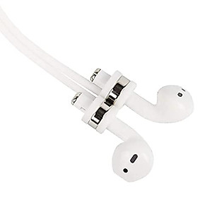 Guran 360° Strong Magnetic earphone Strap Anti-Lost Cord Sports String for Airpods 3rd 2nd Generation Pro 3 2 1(White)