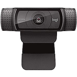 Logitech Webcam C920S HD Pro with Privacy Shutter - 1080p Streaming Widescreen Video Camera - Built in Microphone for Recording