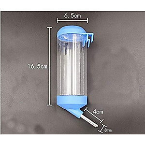 LAPXSNZD 2Pcs 16Oz No Drip Small Animal Water Bottle,Bpa Free Best Water Bottle for Small Pet/Bunny/Ferret/Hamster/Rabbit(Colors are Random)