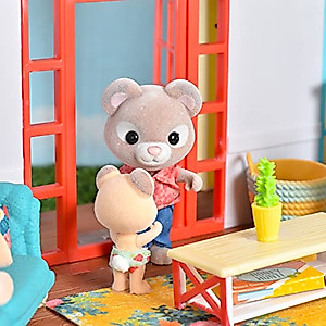 Honey Bee Acres Cozy Living Room Décor – 28 Pieces Accessory Set | Colorful Farmhouse Doll Furniture | Pretend Play Toys for Kids - Sunny Days Entertainment