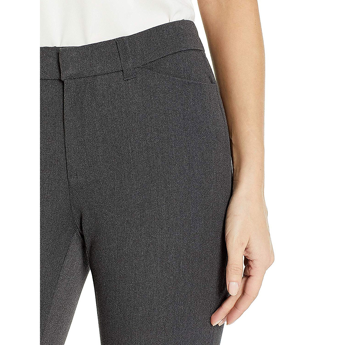 Amazon Essentials Women's Skinny Ankle Pant, Charcoal Heather, 0