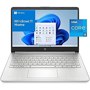 HP 2023 Newest 14 Laptop, 14 Inch Display, Intel Core i5 1135G7 Processor, 32GB RAM, 1TB SSD, Intel Iris Xe Graphics, Bluetooth, Webcam, HDMI, Windows 11 Home, Natural Silver