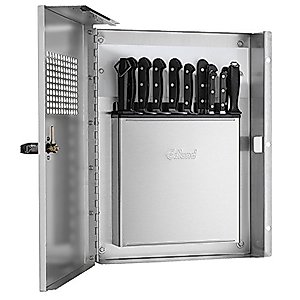 Edlund KLC-994 Locking Knife Cabinet with KR-699 Knife Rack