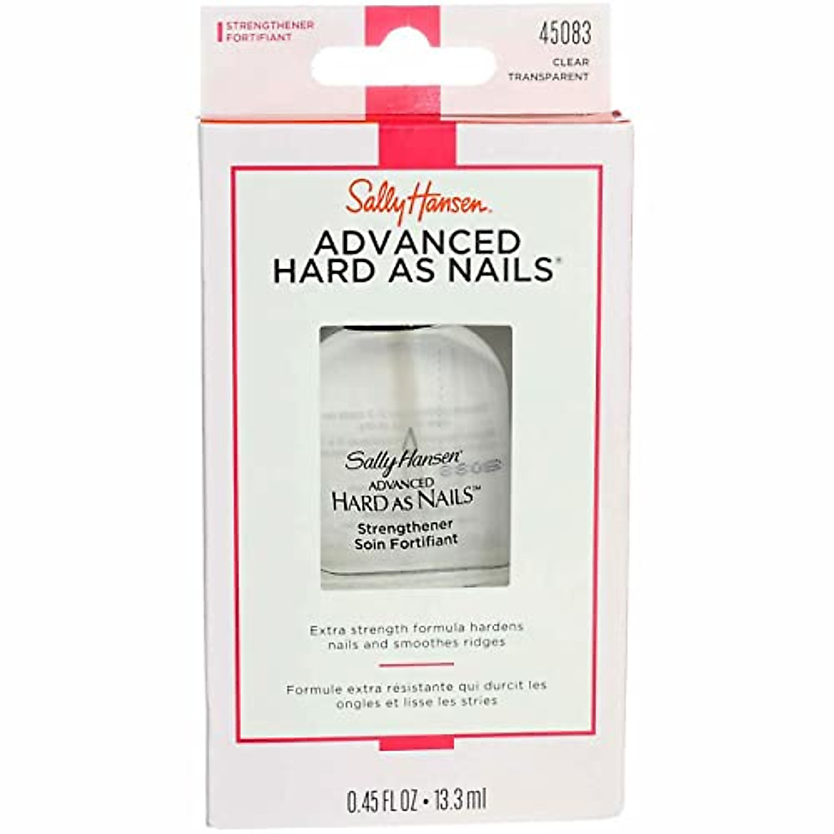 Sally Hansen Advanced Hard As Nails Nail Strengthener, Clear (Pack of 4)