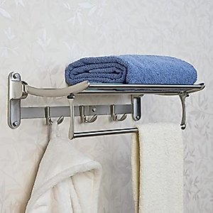Signature Hardware 296124 19-3/4" Brass Towel Rack with Bar