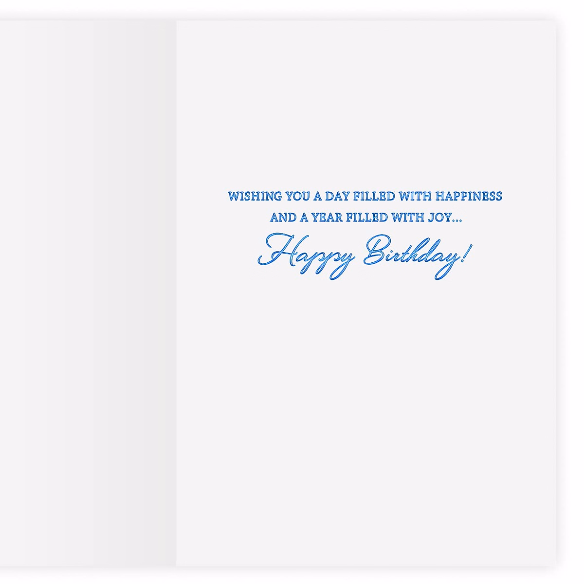 The Gallery Collection, 1 Count Card Pack, Birthday Card with Pearl Lined Envelope (Gold Ribbon Birthday)