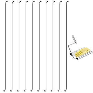 KALIONE 10 Pieces Cheese Slicer Wire, Cheese Wire Replacement Kit, Stainless Steel Cheese Cutter Wire, Butter Cutter Wire, Wire Cheese Cutter, Cheese Wire Knife Kit for Slicing Block Cheese Butter