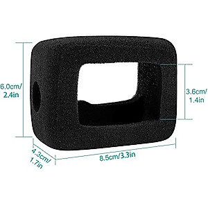 Taisioner Windslayer Cover Wind Muff for GoPro Hero 9 Hero 10 Hero 11 Black Housing Frame Case Video Noise Reduction Accessories