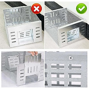 BVFNPA Automatic Continuous Cycle Mouse Trap, Automatic Household Mousetrap, Automatic Mouse Trap, Mousetraps for Mice, Reusable Rat Trap