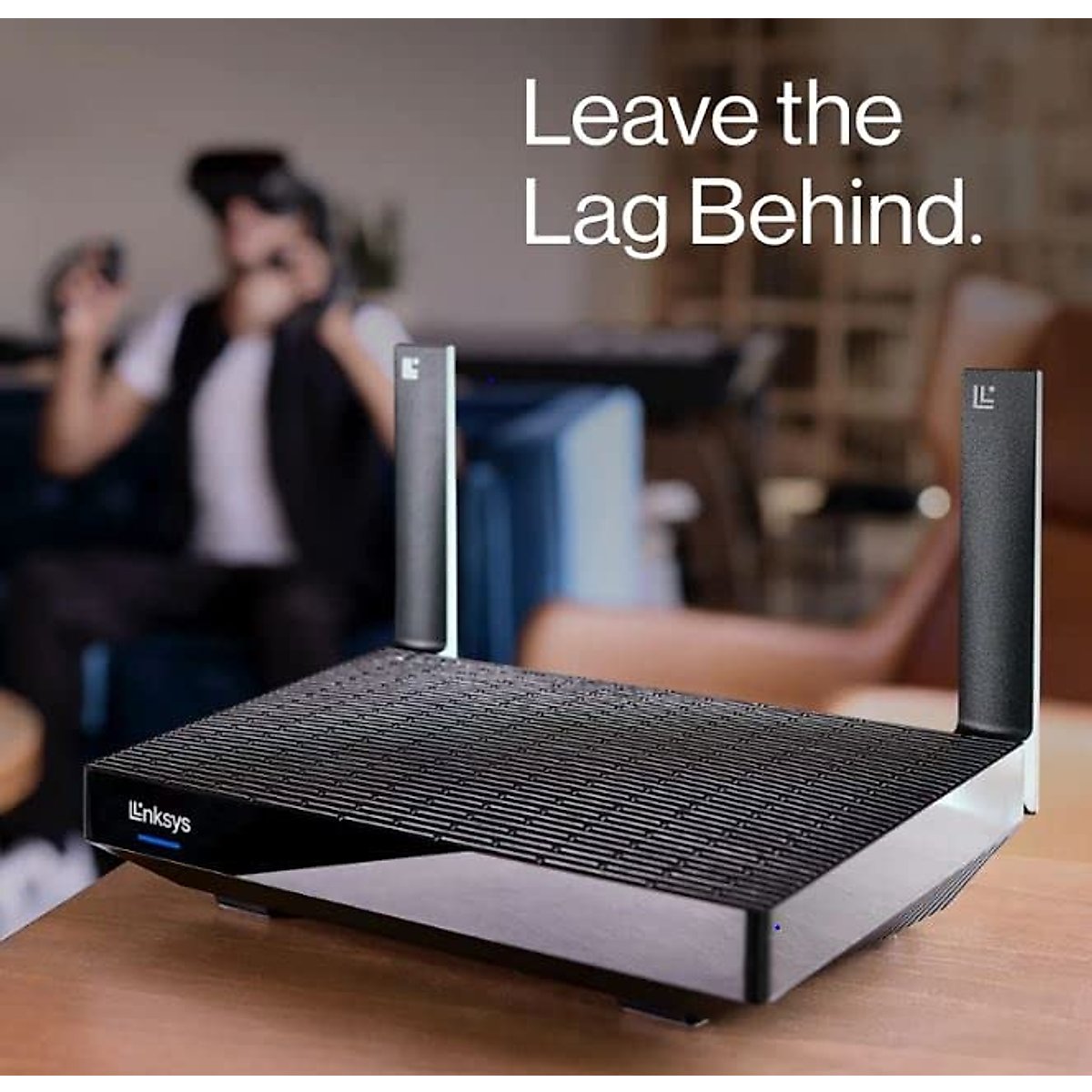 Linksys Mesh WiFi 6 Router, Dual-Band, 3,000 Sq. ft Coverage, 40+ Devices, High-Speed Router for Streaming & Gaming, Speeds up to (AX6000) - MR9610