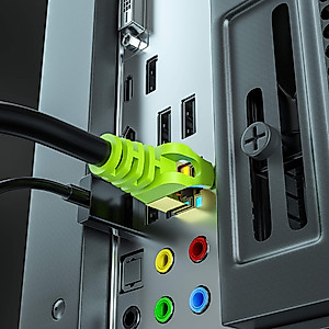 Outdoor Cat 7 Ethernet Cable 150ft, 26AWG Heavy-Duty Cat7 Networking Cord Patch Cable RJ45 Transmission Speed 10GbpsTransmission Bandwidth 600Mhz LAN Wire Cable SFTP Waterproof Direct Burial