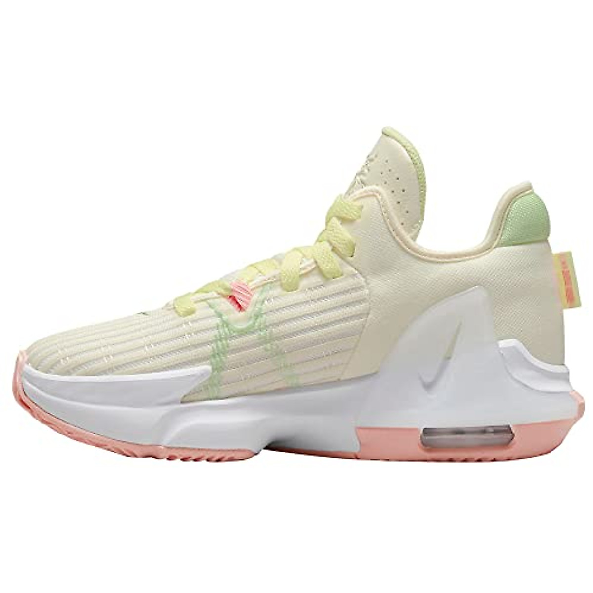 Nike Lebron Witness VI (Big Kid) Coconut Milk/Polarized Blue/Vapor Green 4 Big Kid M