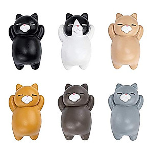 CHMETE Fun Cat Refrigerator Magnets for Whiteboard,Office,Photos,Notes,Decorative Fridge Magnets Refrigerator Stickers Gifts for Cat Lady Cat Lovers
