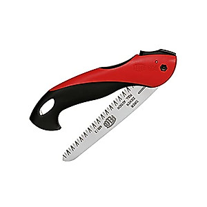 Felco Folding Saw (F 600) - Classic Tree Pruning Saw with Pull-Stroke Action, Red