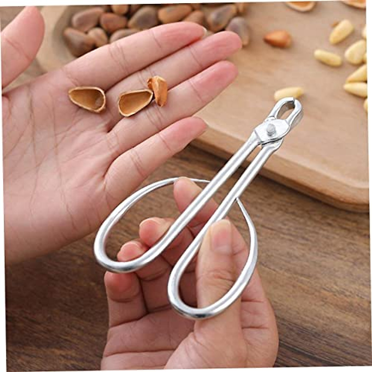 Multitools 2pcs Pine Nut Clip Mini Tools Multipurpose Tool Mini Multi Tool Chestnut Peeler Daily Nut Opener Portable Nut Opener Nut Accessories Daily Nuts Seafood
