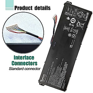 BOWEIRUI AP19B5L Laptop Battery Replacement for ACER Aspire 5 A515-43 A515-43G A515-52 A515-52G, Swift 3 SF314-42 SP314-21N-R5FR, Vero AV15-51 Series KT.0040.5010 KT00405010 Battery (15.4V 54.6Wh)