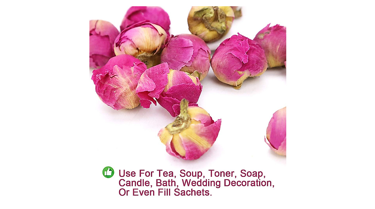 Natural Dried Peony Ball - Elegant Floral Tea Experience