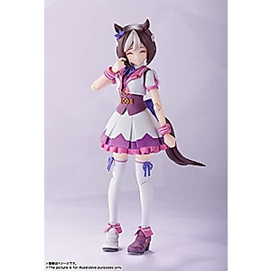 BANDAI SPIRITS(バンダイ スピリッツ) S.H. Figuarts Uma Musume Pretty Derby Special Week, Approx. 5.1 inches (130 mm), PVC & ABS, Pre-Painted Action Figure