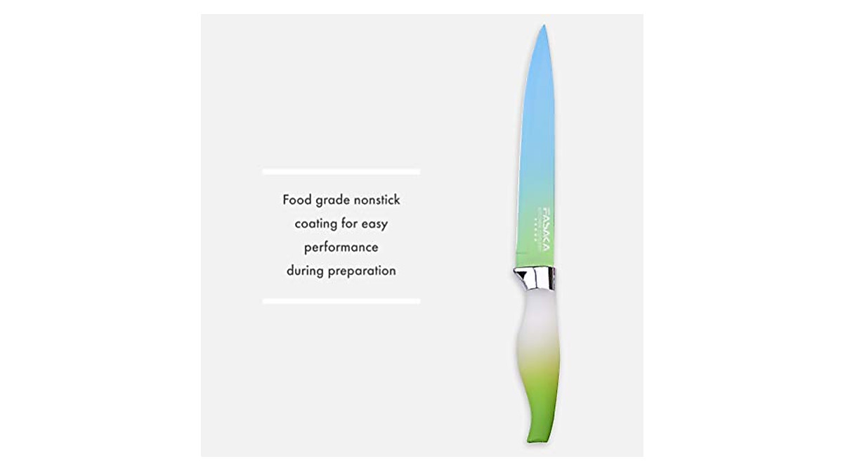 FASAKA Colorful 6 Piece Knife Set - Premium Kitchen Cutlery