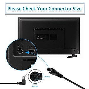 DC 19V TV Charger AC Adapter for Samsung 22" 32" UN32J UN22H UN32J4000AF UN22H5000 UN32J4000 UN32J400DAF BN44-00835A LCD LED Plasma DLP A4819-FDY BN44-00837A A6619 FSM Soundbar Power Supply Cord Plug