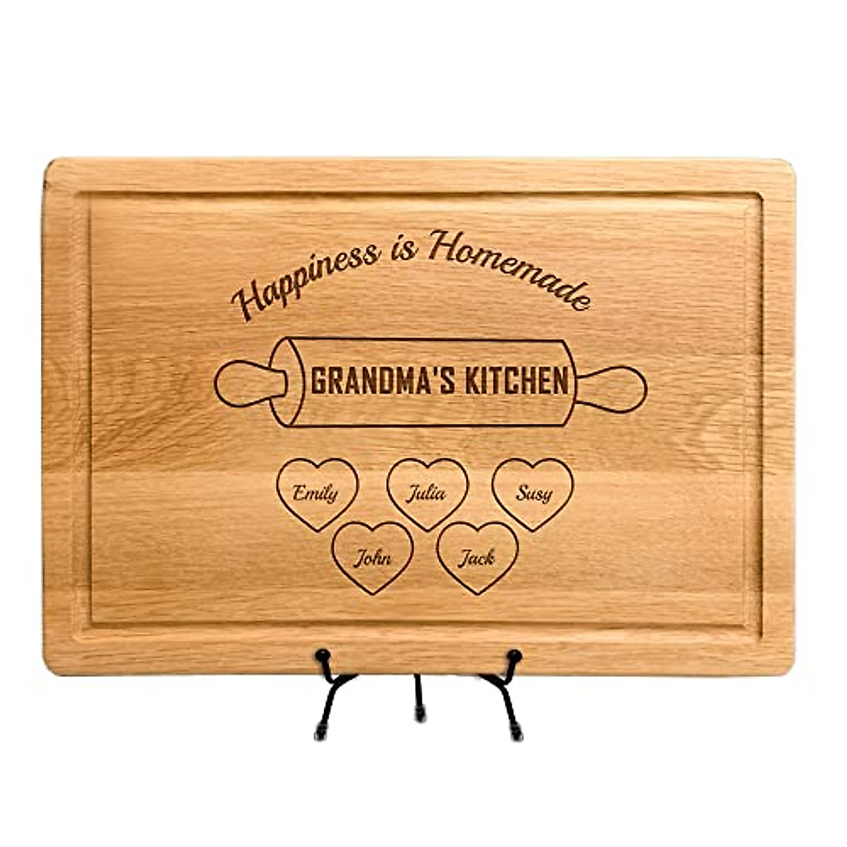 Personalized Gifts for Grandma Kitchen for Mothers Day, Cutting Board, Custom Engraved Serving Board or Decor, Customized Mom and Grandma Gift, Decor for Grandma's Kitchen, Engraved Sign, Christmas
