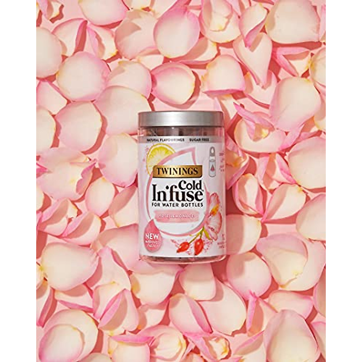Twinings Cold In'Fuse For Water Bottles - Rose Lemonade