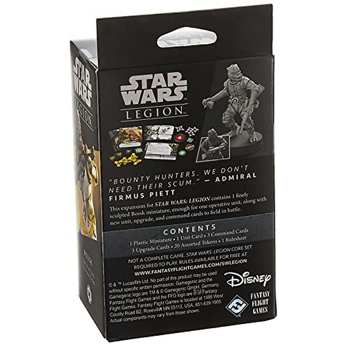 Atomic Mass Games Star Wars: Legion Bossk Operative Expansion - Unleash The Feared Bounty Hunter! Tabletop Miniatures Strategy Game for Kids and Adults, Ages 14+, 2 Players, 3 Hour Playtime, Made