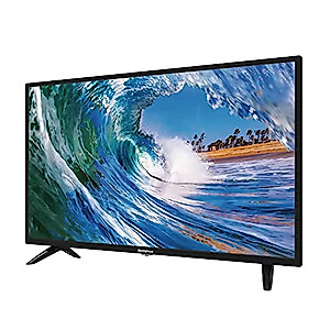 Westinghouse HD 32 Inch TV, Slim, Compact 720p LED Flat Screen TV with Built-in HDMI, USB, VGA, and V-Chip, High Definition Small TV and Monitor for Home or Office, 2022 Model