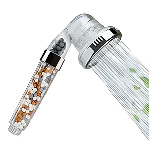 FATCAMEL Shower Head Filter for Hard Water,Shower Head High Pressure Water Saving Shower Head Handheld 3 Modes for a Novel Skin SPA Experience