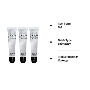 Cherimoya MAX Makeup Clear Lip Polish bulk (3 Pieces)