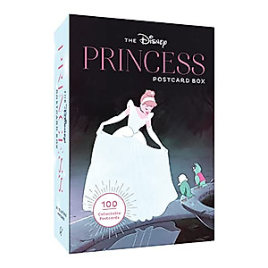 Disney Princess Postcard Box: 100 Collectible Postcards (Disney Art Stationery, Gift for Disney Lover)