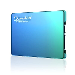 Somnambulist SATA3 2.5inch 60GB 120GB 240GB Solid State Drive SSD (Gradient Blue cyan-120GB)