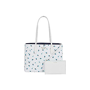 Kate Spade New York All Day Dainty Bloom Large Tote Optic White Multi One Size