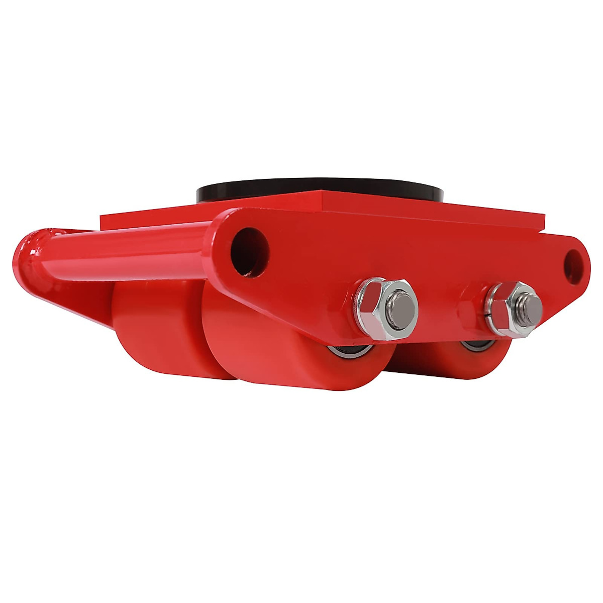 6T Machinery Skate Dolly,4pcs Machinery Mover,Heavy Duty 13200lbs Machinery Moving Skate,with 360° Rotation Cap and 4 Rollers