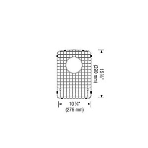 BLANCO 231342 Diamond Stainless Steel Sink Grid