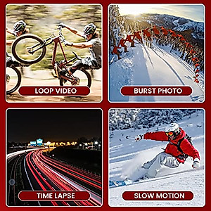 Gear Pro Sports Action Camera - HD 1080P Mini Camcorder w/ 12 MP Cam, 2.4" Touch Screen USB SD Card HDMI, Battery - Waterproof Case, USB Cable, Wireless Remote Control, Mount - Pyle GDV285BL (Blue)