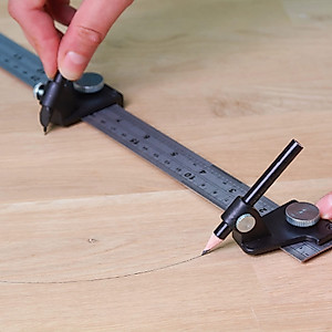 Trend Complete Flat Lying Trammel Set for Precise Scribing and Cutting, M/CFT01