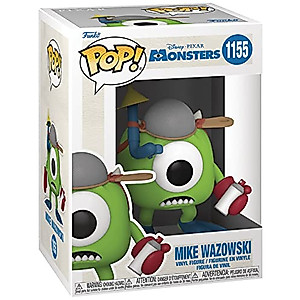 POP Disney Pixar: Monsters Inc. 20th - Mike Wazowski with Mitts Funko Vinyl Figure (Bundled with Compatible Box Protector Case)