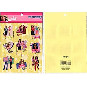 Barbie Stickers Decal Vintage Scrapbook Kids Party Favors