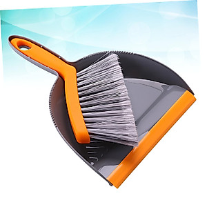 Outanaya Desktop Cleaning Supplies Mini Cleaner Mini Broom Dustpan Mocha Master Cleaner Blow Dryer Comb Attachment Keyboard Cleaning Table Crumb Brush Mini Dustpan Desktop Cleaner Orange