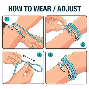 Chasing Fin Fish Hook Pendant Bracelet - Cool 30-Inch Military-Grade 550 Paracord Bracelet & Anklet - Adjustable Size, 100% Nylon Nautical & Fishing Accessory - J-Hook Pendant, Pewter - Arctic Camo