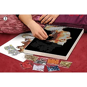 Sequin Art Queen Elizabeth II Special Memorial Edition, Sparkling Arts & Crafts Kit; Creative Crafts for Adults & Kids