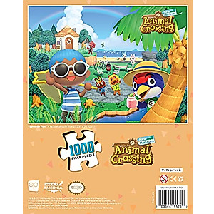 Animal Crossing “Summer Fun” 1,000 Piece Jigsaw Puzzle | Collectible Puzzle Featuring Familiar Characters from The Nintendo Switch Game | Officially Licensed Nintendo Merchandise