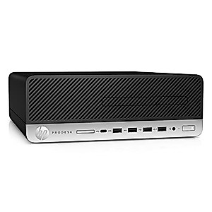 HP 600 G4 SFF Desktop Intel i7-8700 UP to 4.60GHz 32GB DDR4 New 512GB NVMe SSD Built-in AX210 Wi-Fi 6E BT Dual Monitor Support Wireless Keyboard and Mouse Win11 Pro (Renewed)