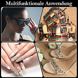 Face Gems Stick On, 2089 Pcs Face Jewels for Makeup Festival Concert Face Stickers Self Adhesive Rhinestone Stickers for Face Hair Eye Nail Crafts