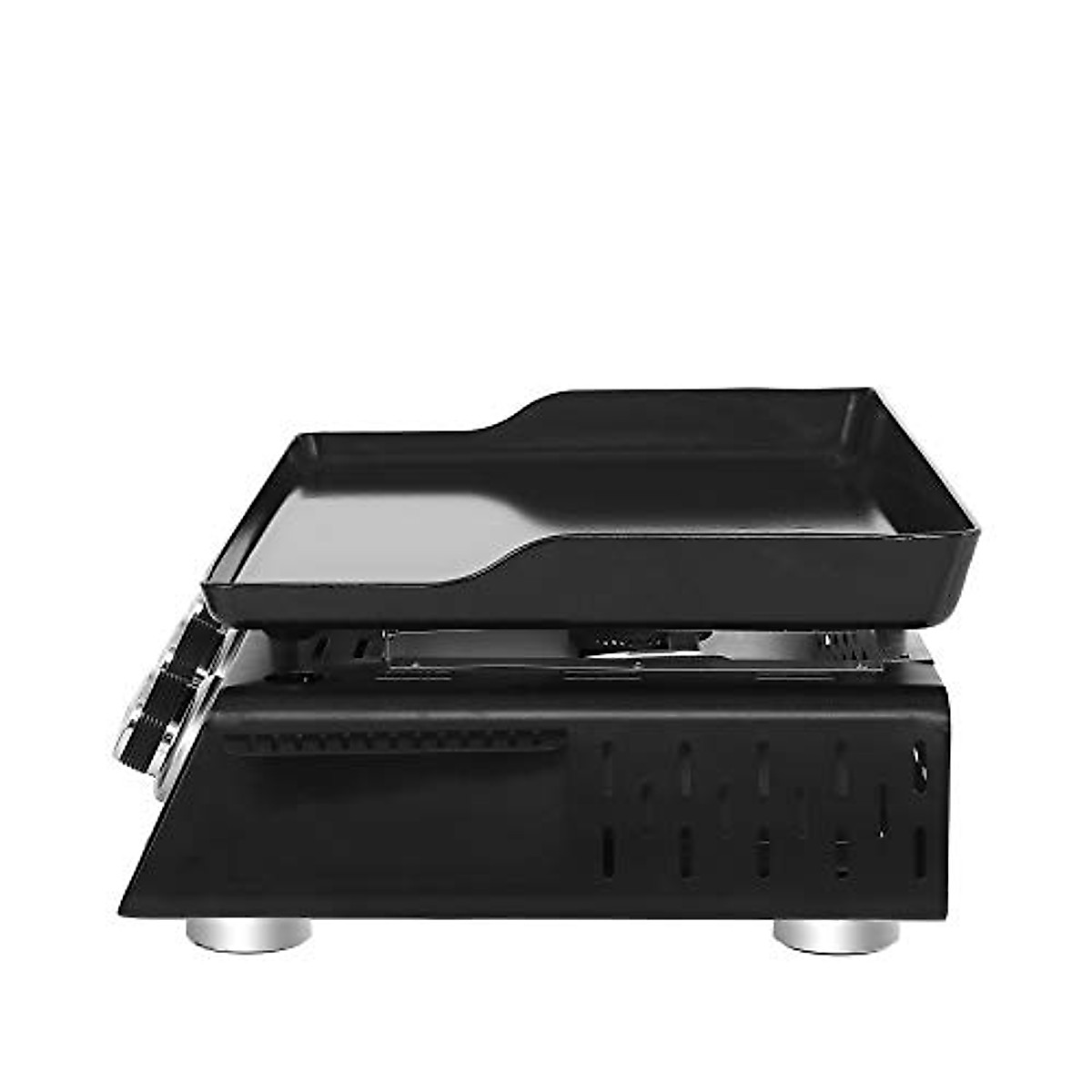 Royal Gourmet PD1301S Portable 24-Inch 3-Burner Table Top Gas Grill Griddle with Cover, 25,500 BTUs, Outdoor Cooking Camping or Tailgating, Black