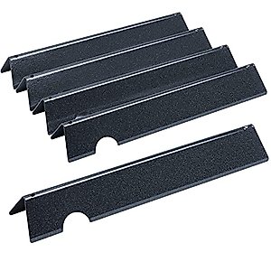 QuliMetal 66032 Flavorizer Bars for Weber Genesis II/LX 300 Series, Genesis II E310, II E315, II E335 (2017 and Newer) Gas Grills, 17-Inch Porcelain Enameled Steel Flavor Bars for Weber 66795