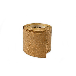 Karebac RHW40 PSA Stick-On 40 Grit Gold Heavyweight E-Weight Aluminum Oxide Sandpaper Roll, 4-1/2" x 10 yd